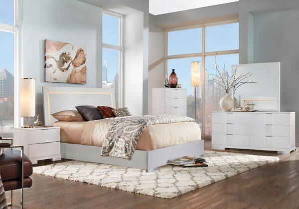 Paris White Full 4 Pcs Set | Rana