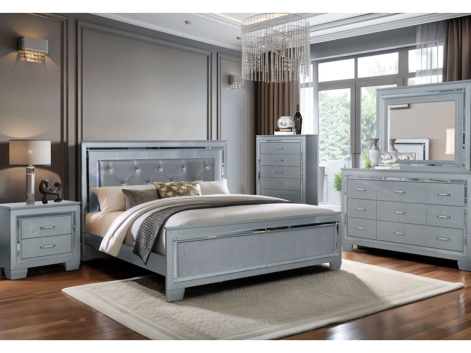 Valeria Silver 4 Pcs Set | Rana