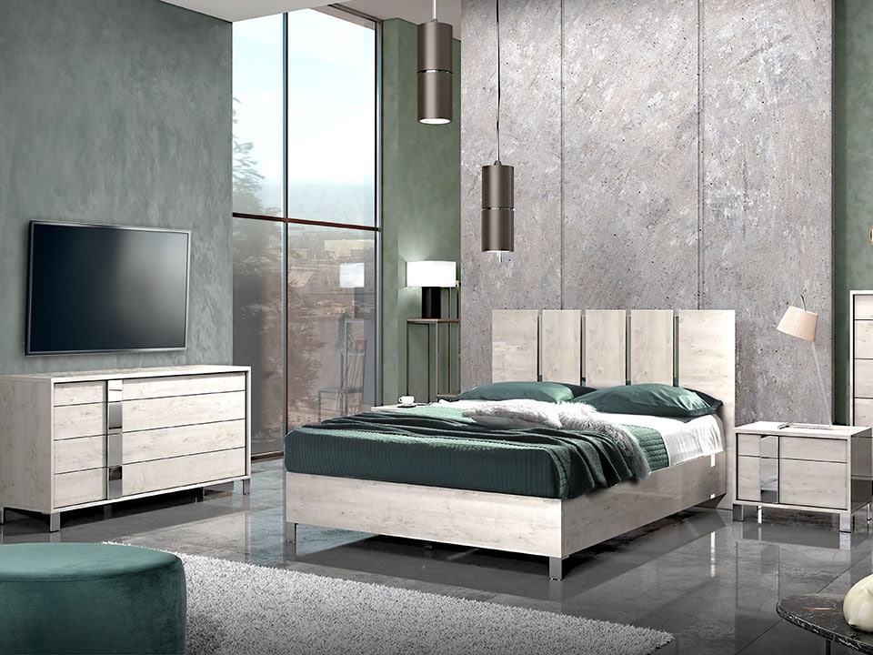 Emma Frosted Ash King 3 Pcs Set | Rana