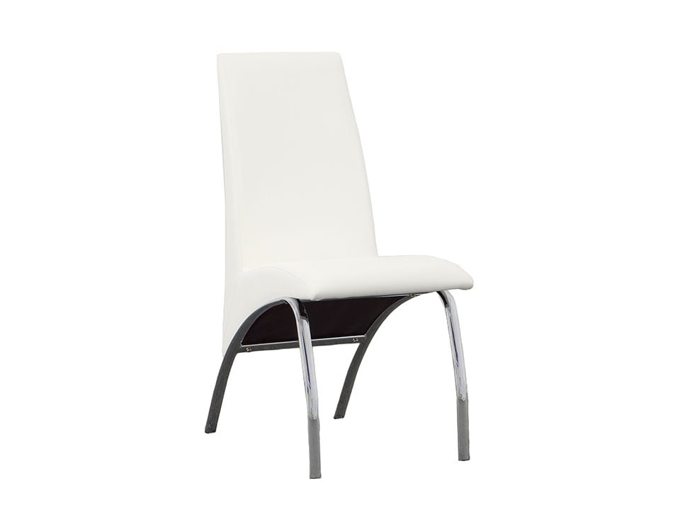 Mensa White Side Chair | Rana