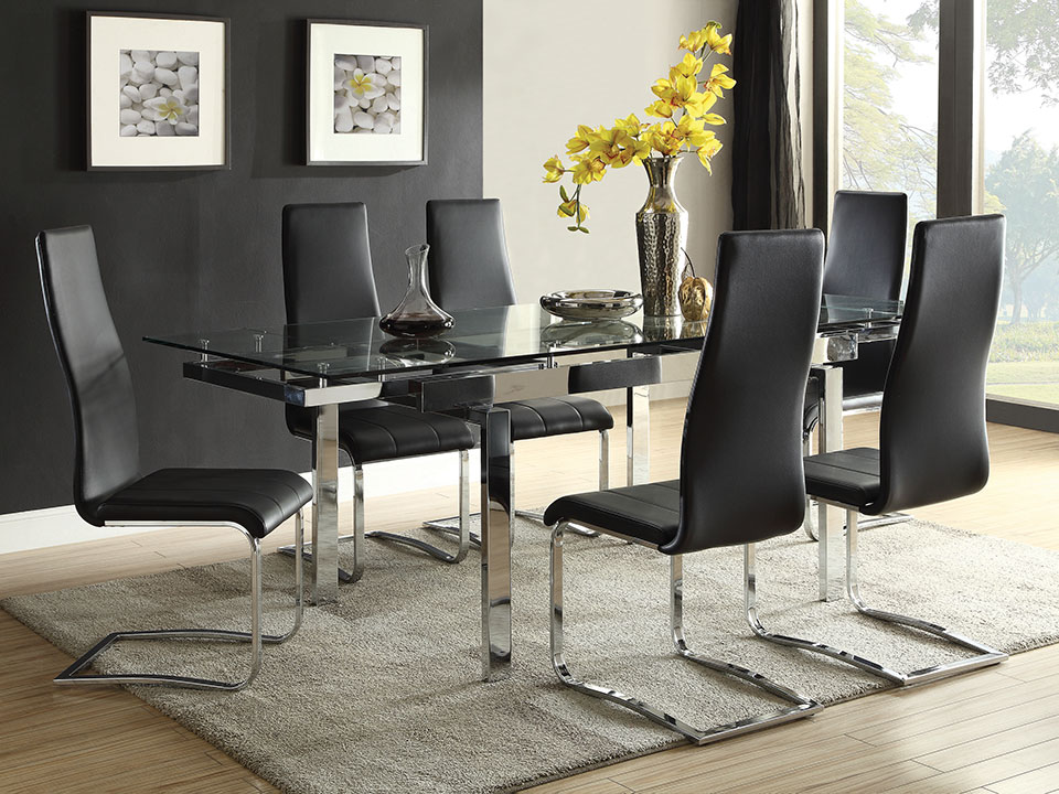 Lagos Black Dining 5 Pcs Set | Rana