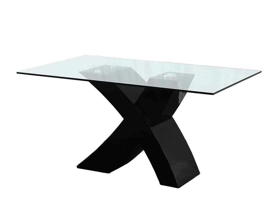 Mensa Black 60" Dining Table | Rana