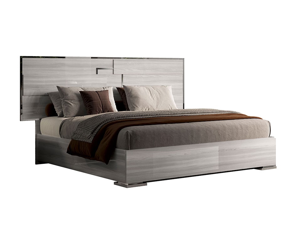Infinity Gray King Bed | Rana