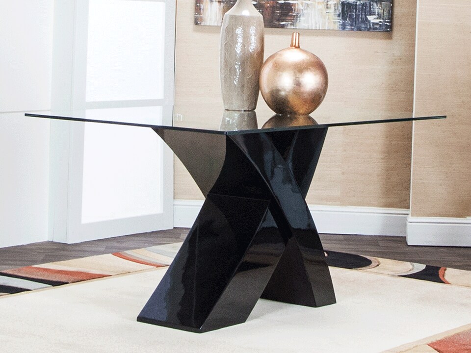 Mensa Black 60" Dining Table | Rana