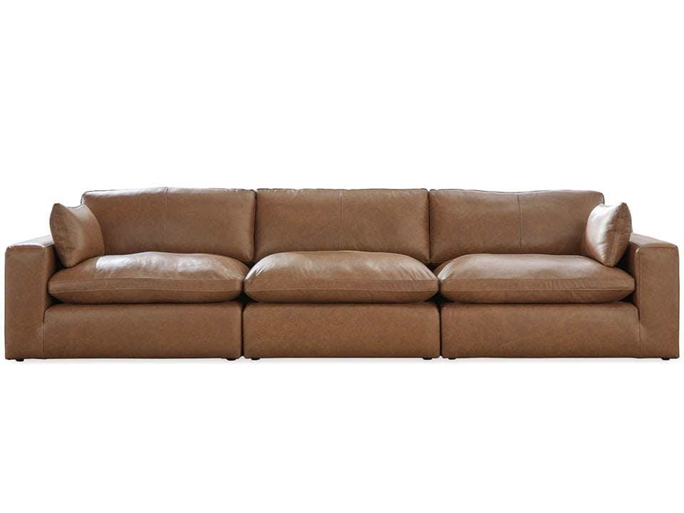 Dean Leather 3 Pcs Modular Sofa | Rana