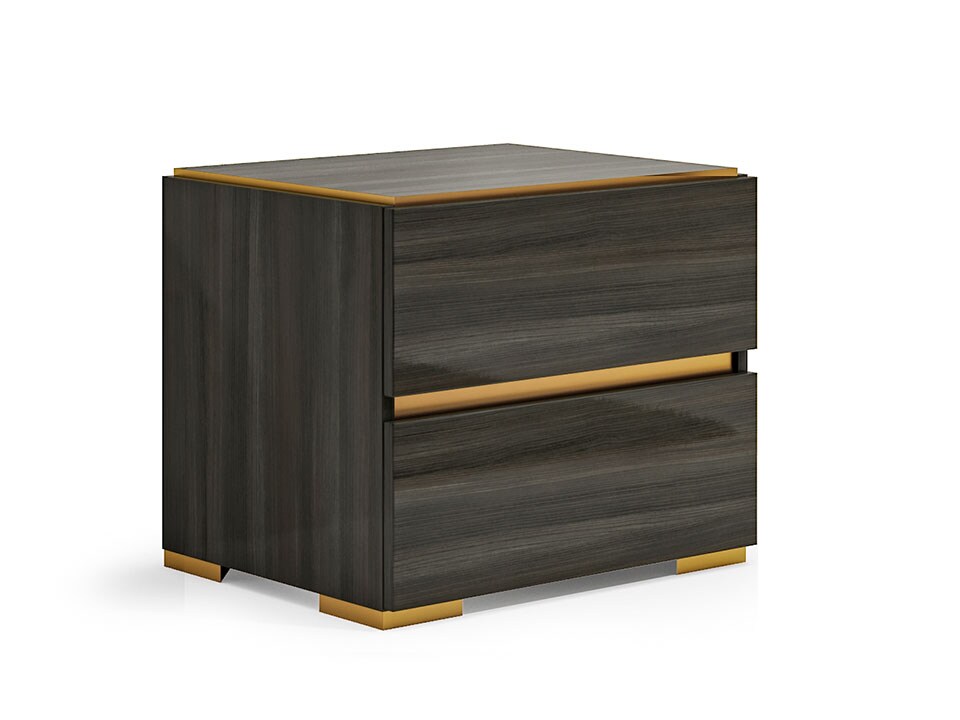 Yvette Gray Nightstand | Rana